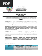 Executive Order No. 017 S. 2022 - ORGANIZING THE BARANGAY HEALTH ...