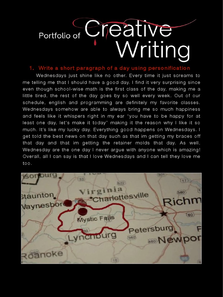 Creative Writing Portfolio | PDF | Shadow | Odor