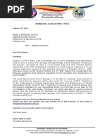 Letter of Request For Fogging and Misting | PDF | Health Sciences ...