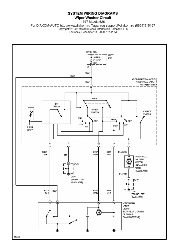 System Wiring Diagrams Wiper/Washer Circuit | PDF