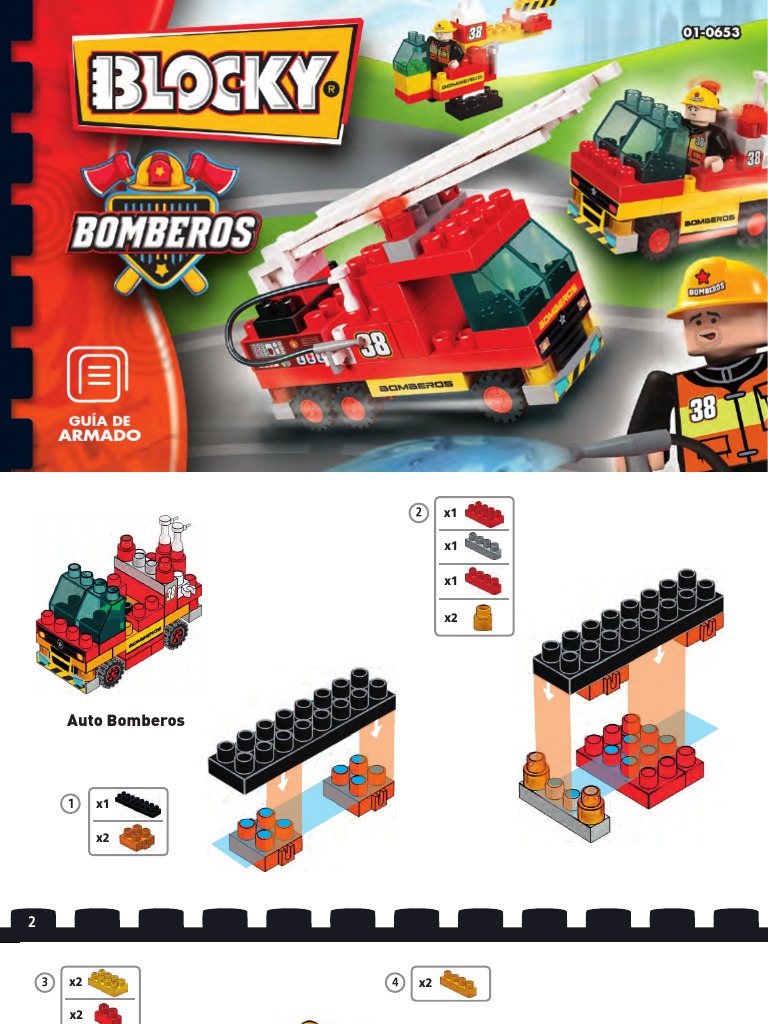 Manual Blocky Bomberos Balde | PDF
