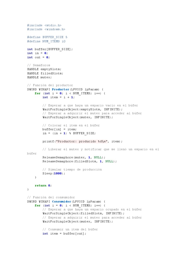 Codigo Semaforo | PDF | Concurrencia (informática) | Informática