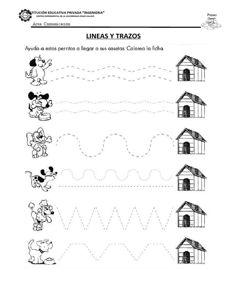 Líneas y Trazos para Primer Grado | PDF | Viajes y turismo