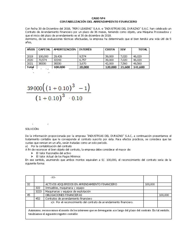 Ejercicio 01 | Descargar gratis PDF | Depreciación | Contabilidad