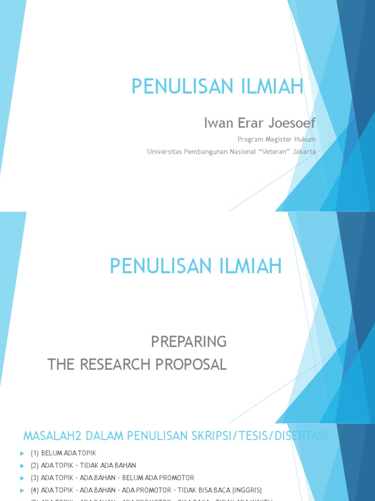 MPH - Materi 10 (B) - (Penulisan Ilmiah) | PDF | Quantitative Research | Theory