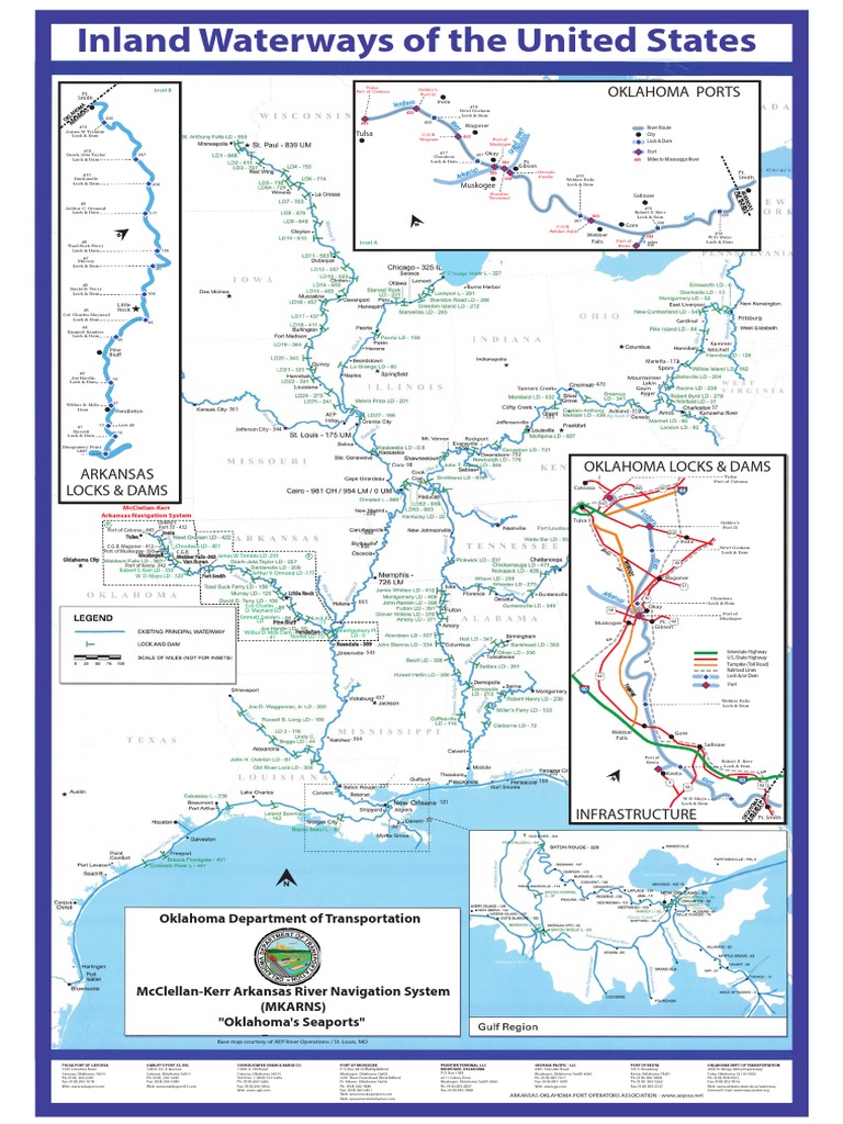 Inland Waterways | PDF | Oklahoma | Transport Infrastructure