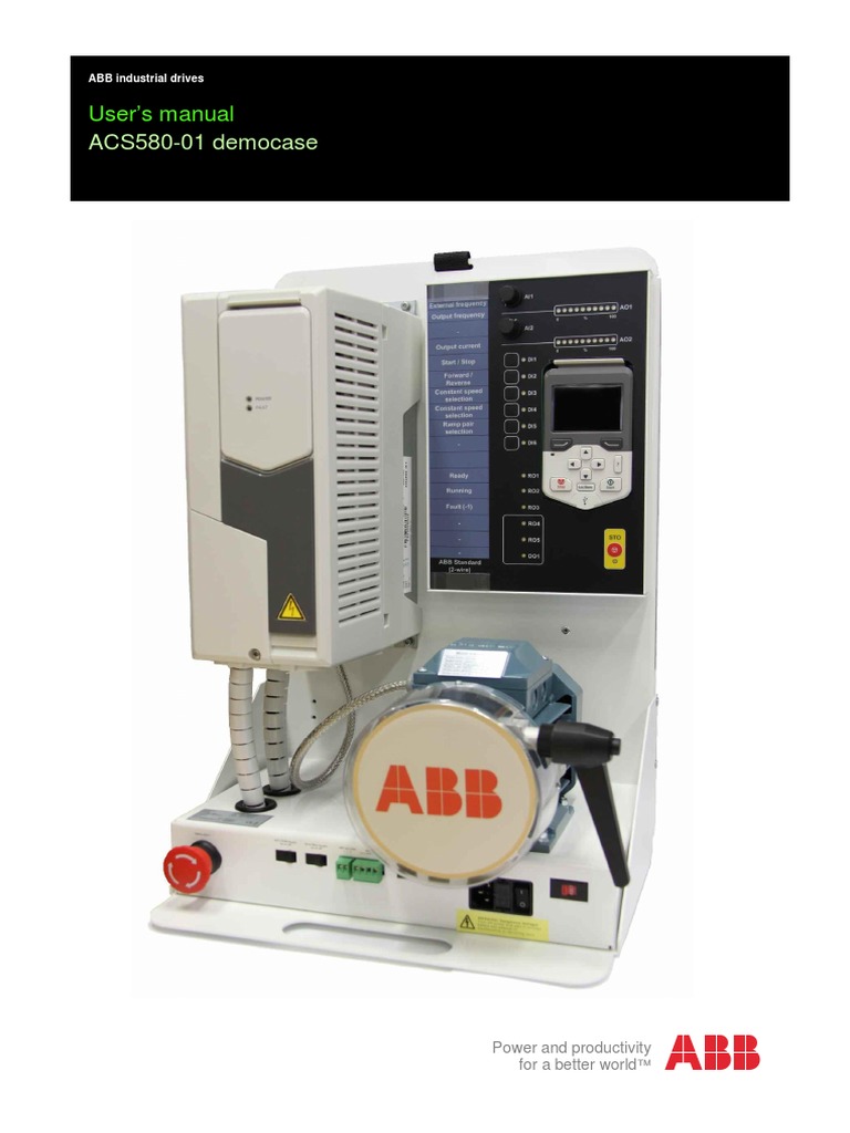 EN ACS580 01 Democase UM C A4 | PDF | Electric Motor | Mains Electricity