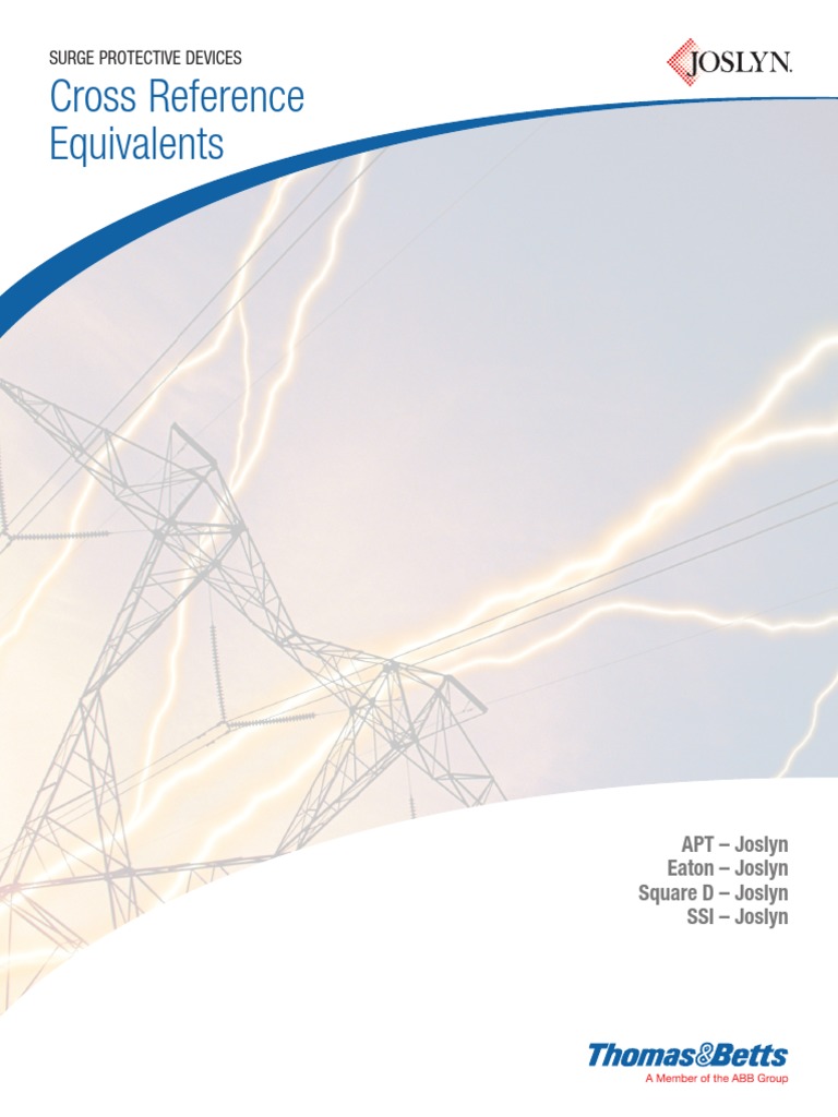 Surge Cross Reference Equivalents | PDF