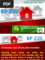 BP 220: Economic & Socialized Housing Guide | PDF