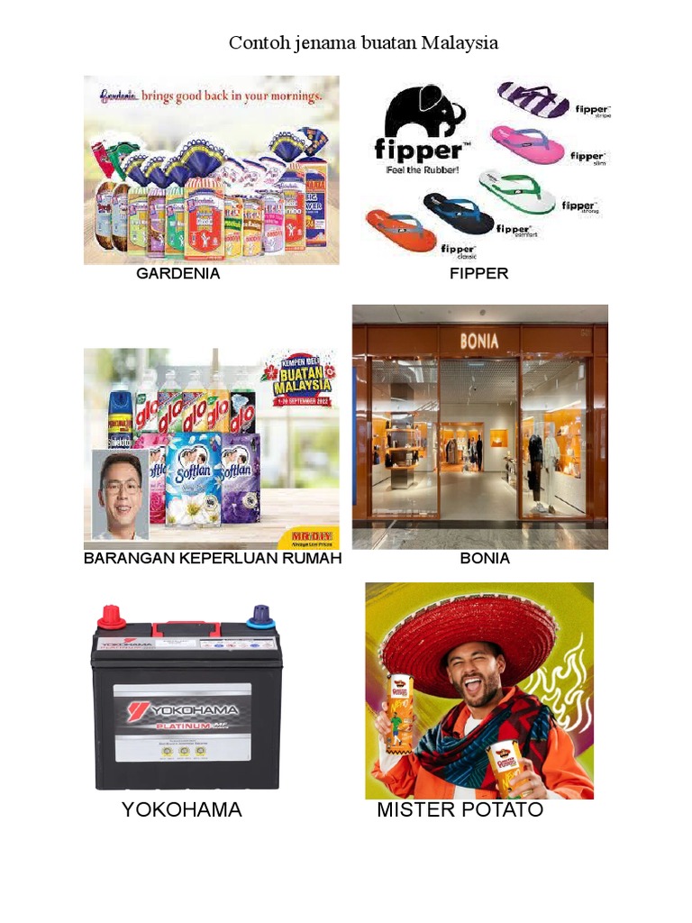 Contoh jenama buatan Malaysia | PDF