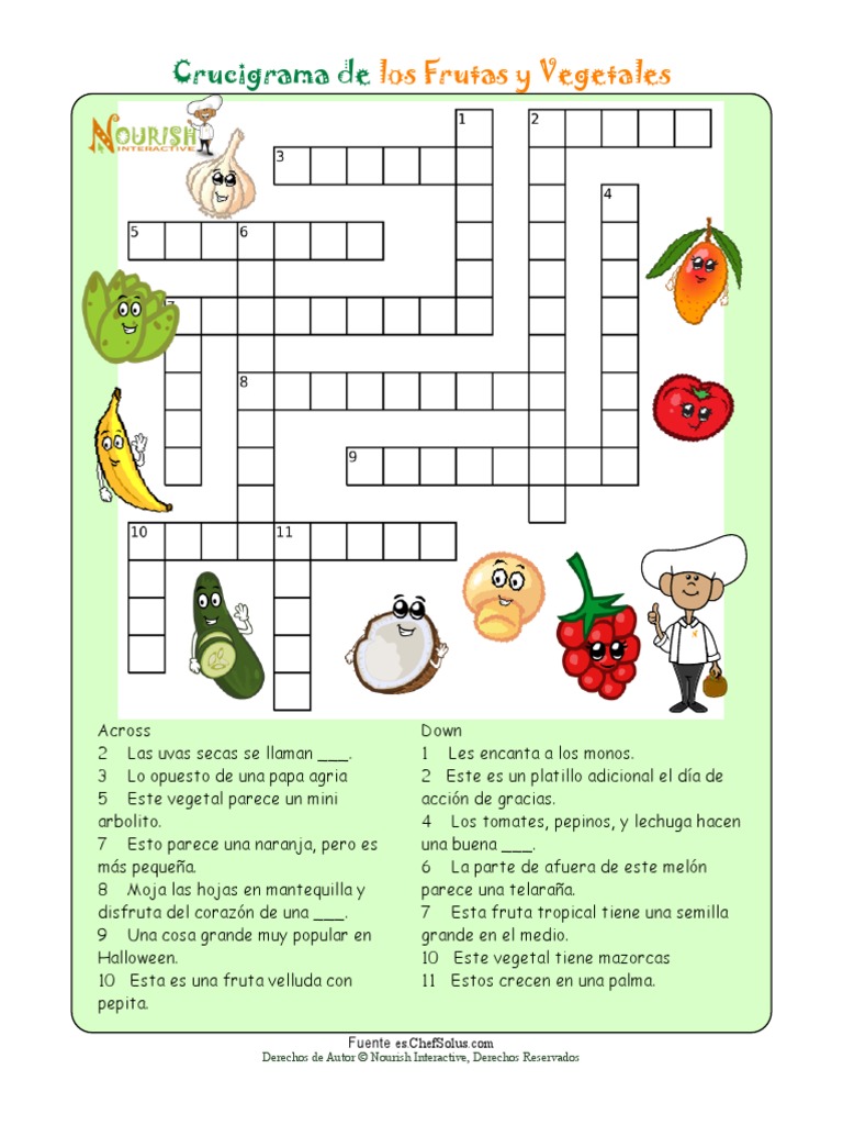 Fruits - Veggies-Spanish | PDF | Hogar, jardinería y bricolaje