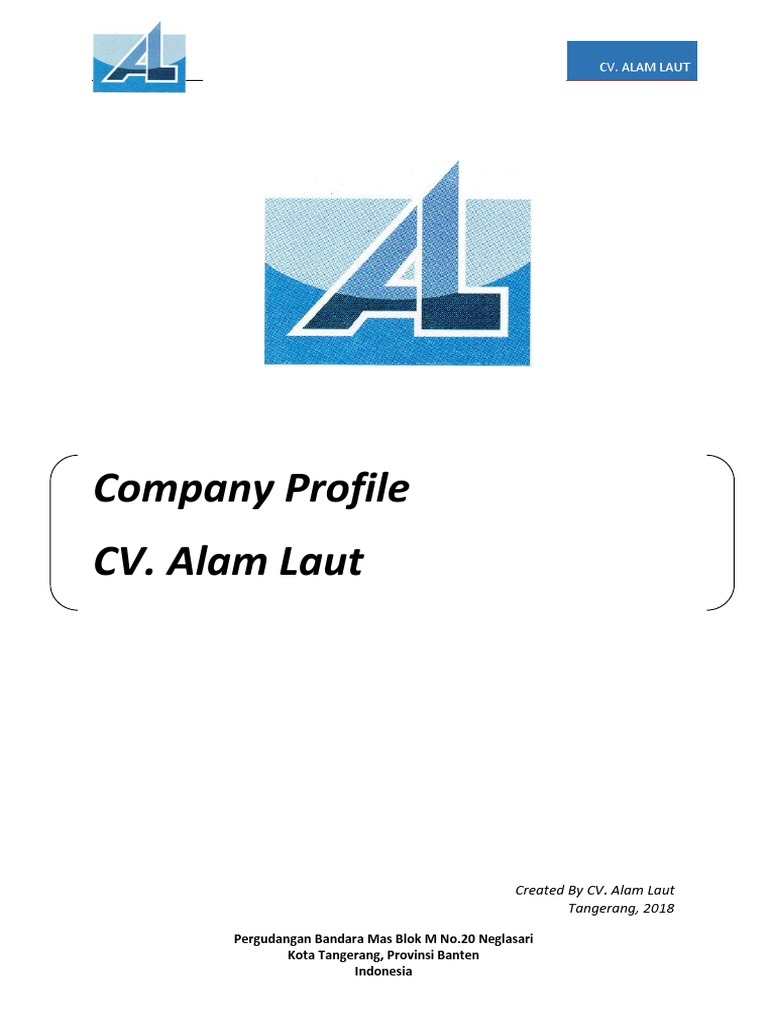Profil Perusahaan CV. Alam Laut | PDF