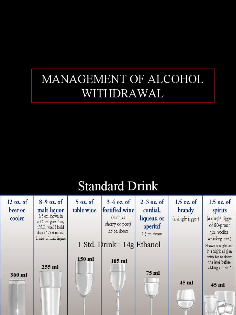 Alcohol Withdrawal | PDF | Benzodiazepine | Alcoholism