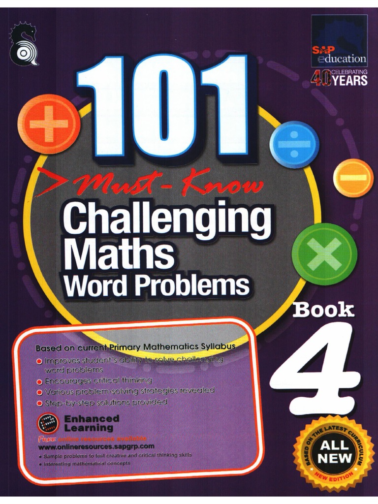 101 Challenging Math Word Problems Book 4 | PDF