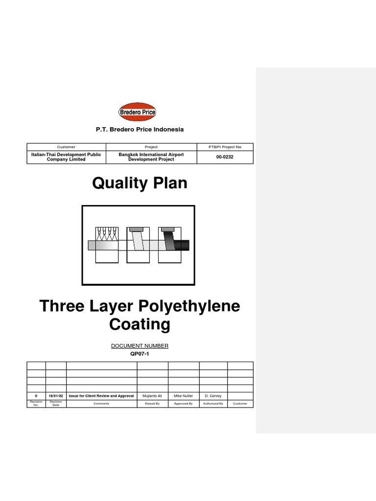 CP05 - Procedure For Three Layer Polyethylene Coating (CP Liquid ... CP05 - Procedure For Three Layer Polyethylene Coating (CP Liquid ...