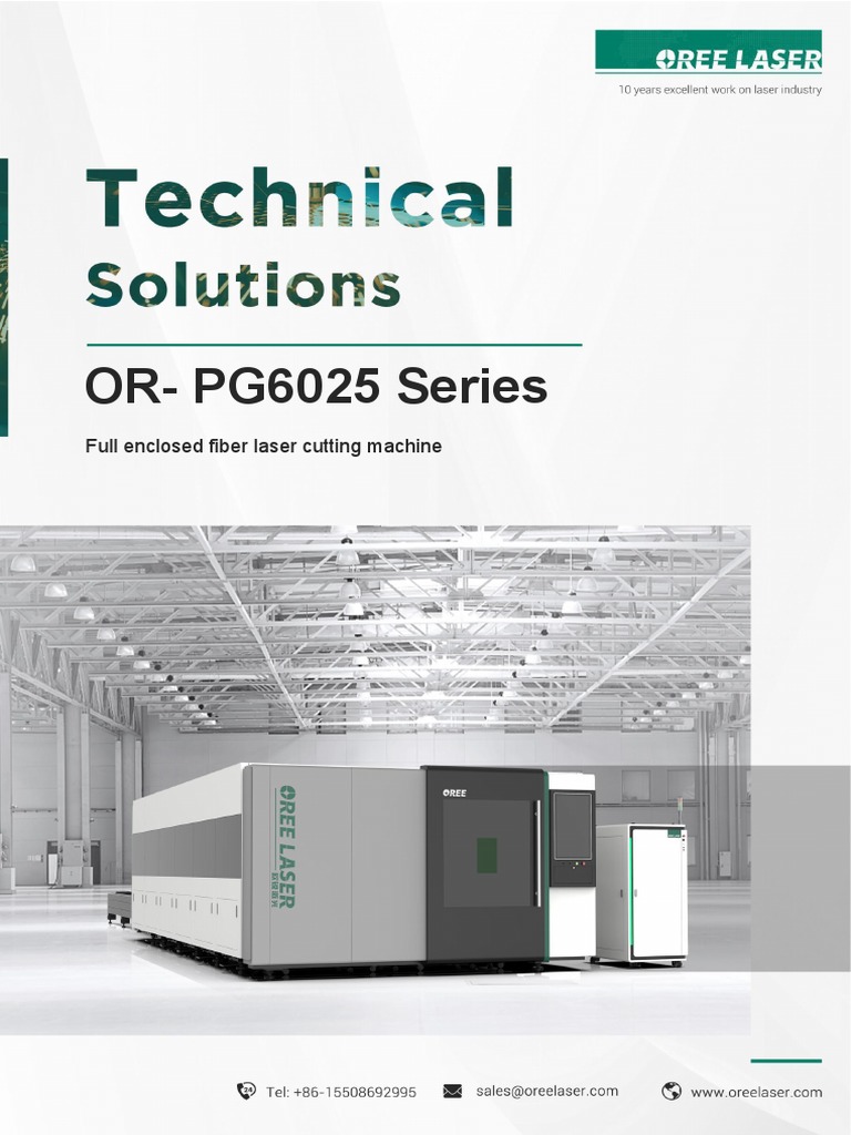 Oree PG6025 Laser Cutter Quotation | PDF | Manufactured Goods | Mechanical Engineering