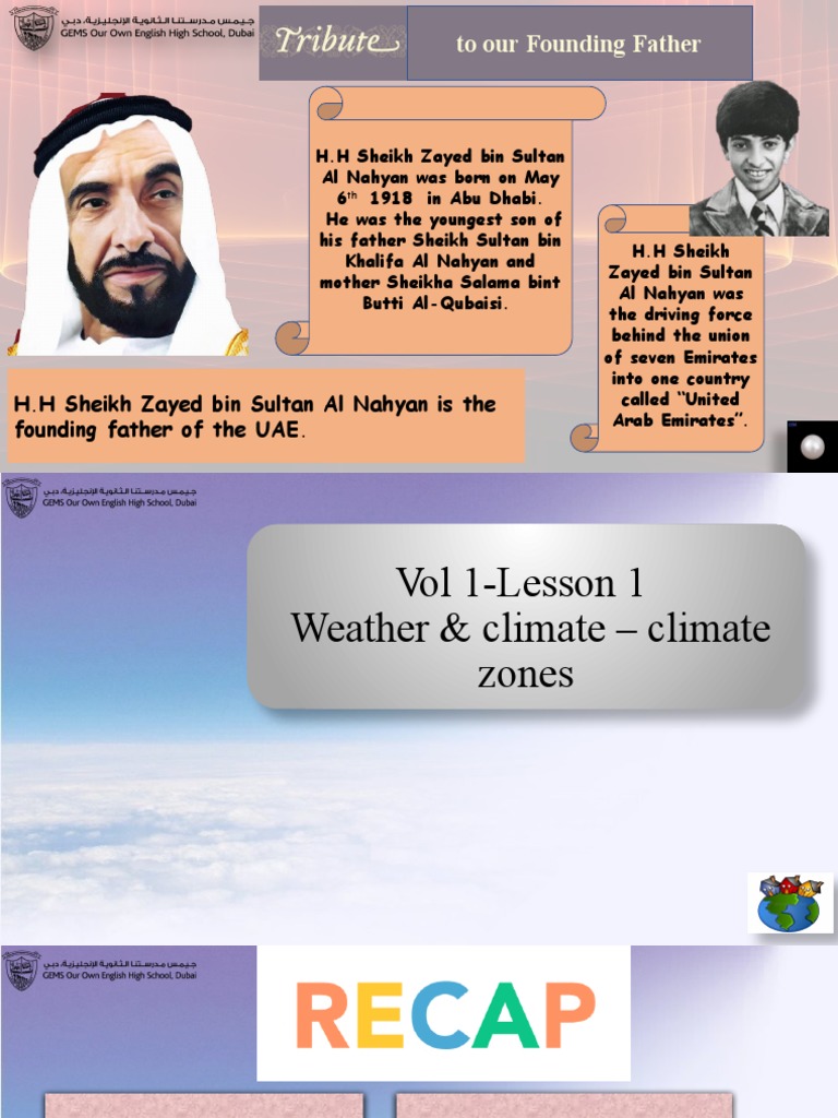 UAE SST S1 Climate Zones | PDF | Temperate Climate | Tropics