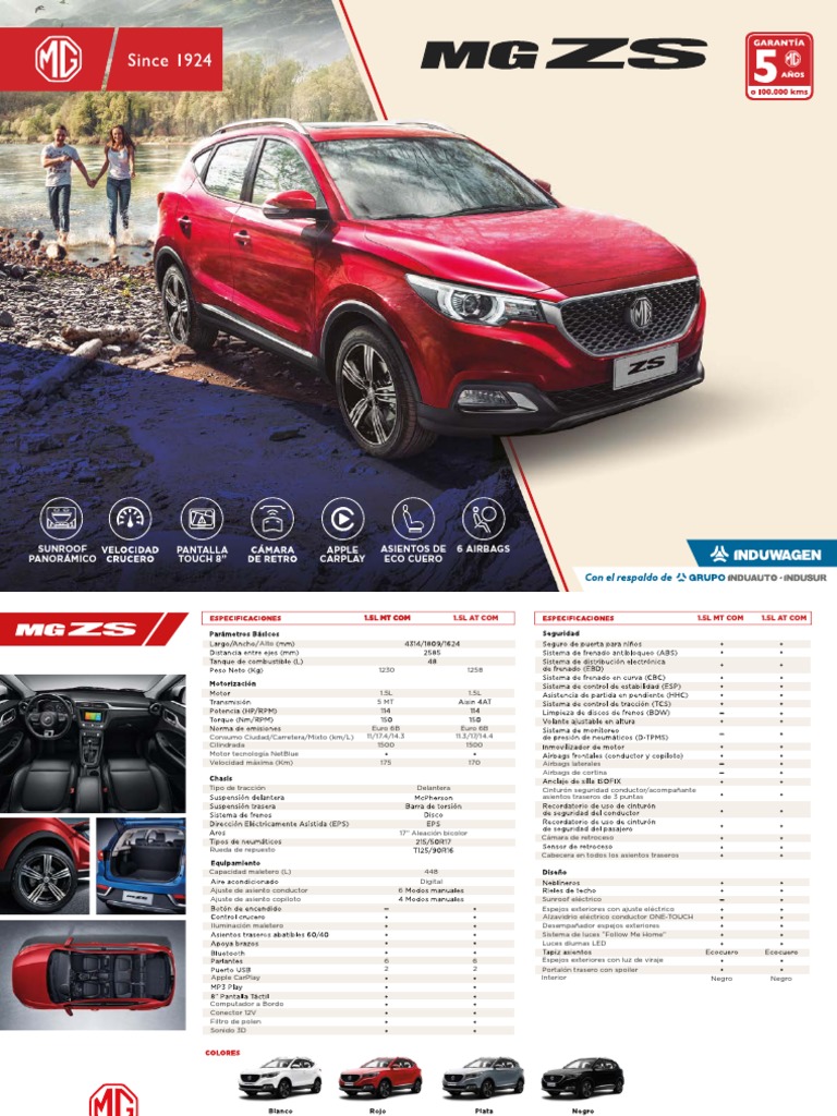 Ficha ZS | PDF | Coche | Vehículos de ruedas