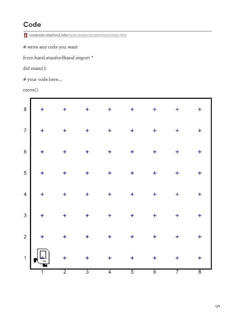 Karel Python IDE Guide | PDF
