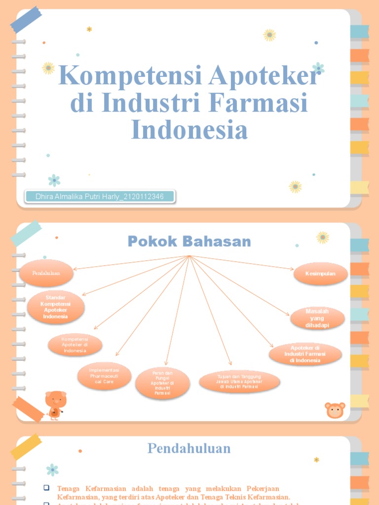 Kompetensi Apoteker Di Industri Farmasi Indonesia | PDF