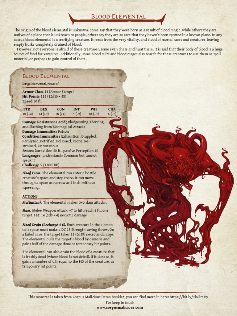 Blood Elemental | PDF