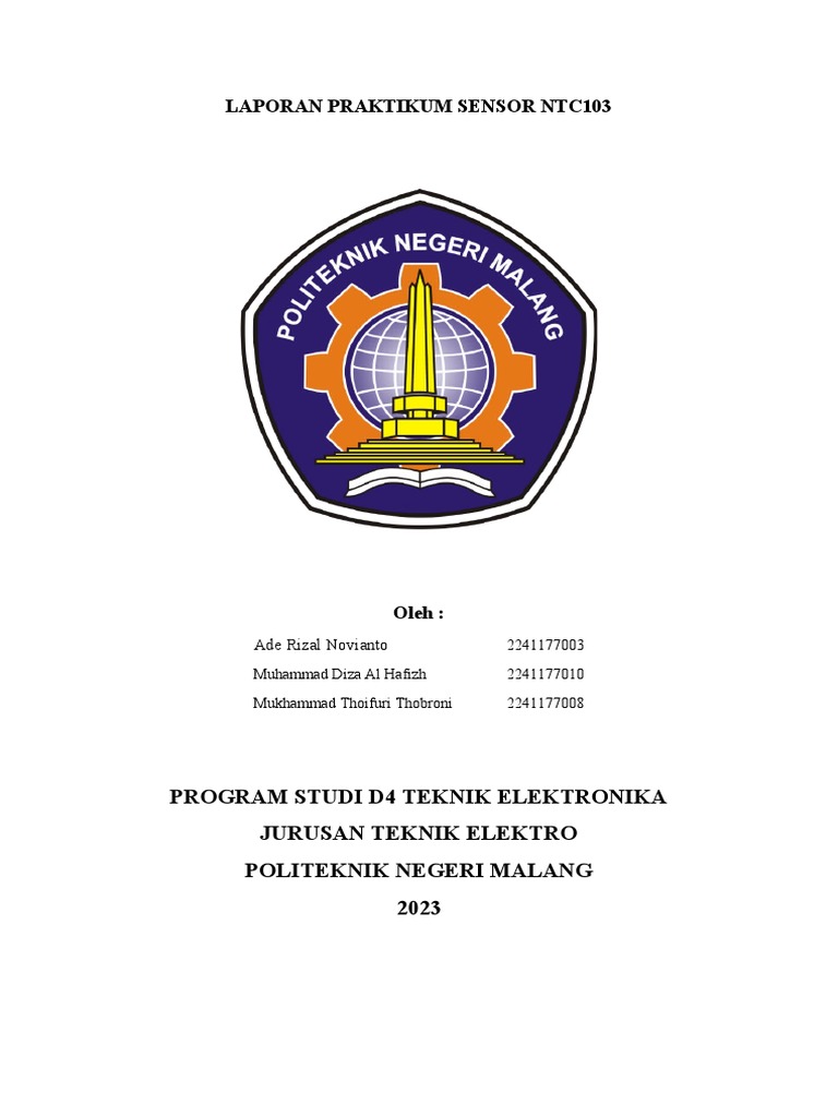 Laporan Praktikum 2 Sensor NTC103 | PDF