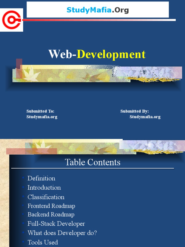 Web Development | PDF | World Wide Web | Internet & Web