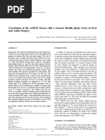 AOFAS Ankle Hindfoot Scale.d5404138 | PDF | Anatomical Terms Of Motion ...