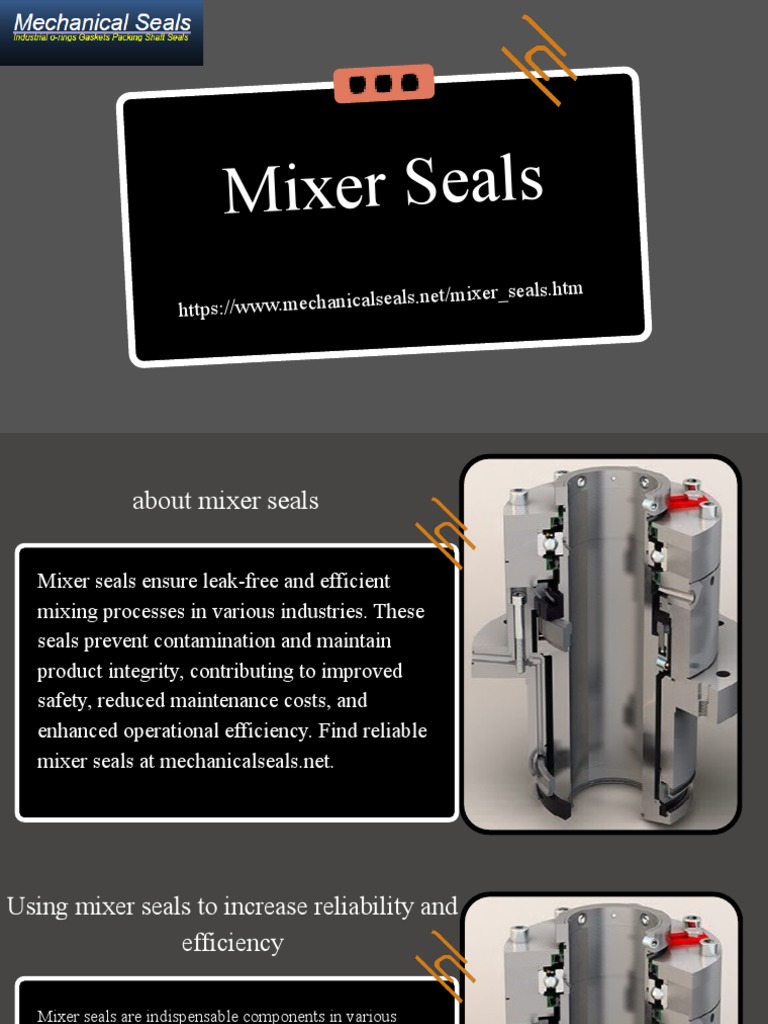 Using Mixer Seals To Increase Reliability and Efficiency | PDF ...