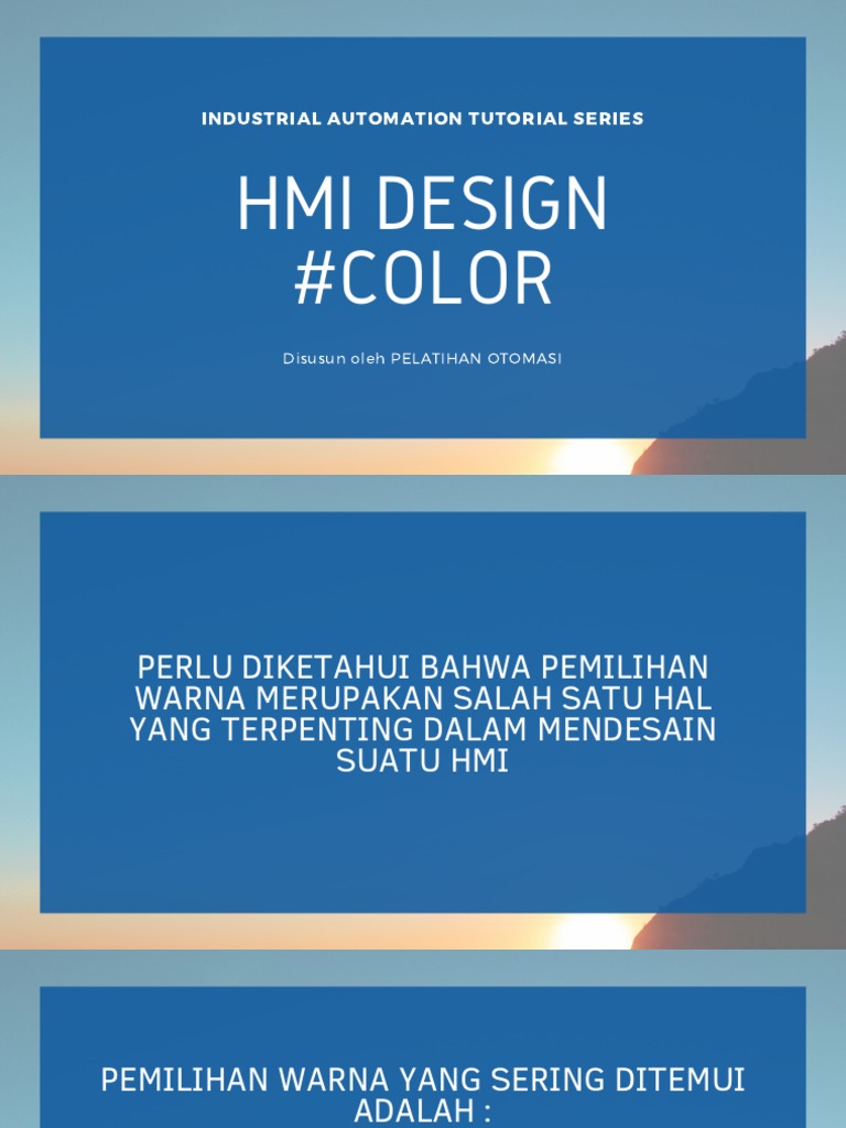 HMI Design - Color | PDF