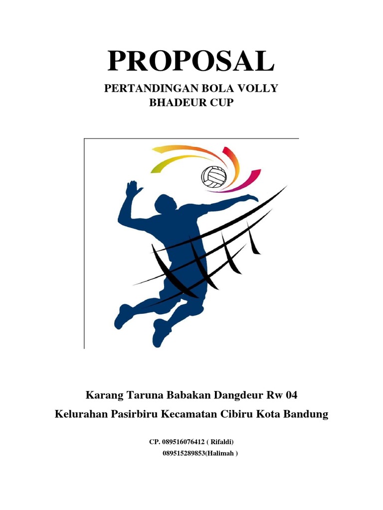 Proposal Kegiatan Pertandingan Bola Volly Bhadeur Cup | PDF
