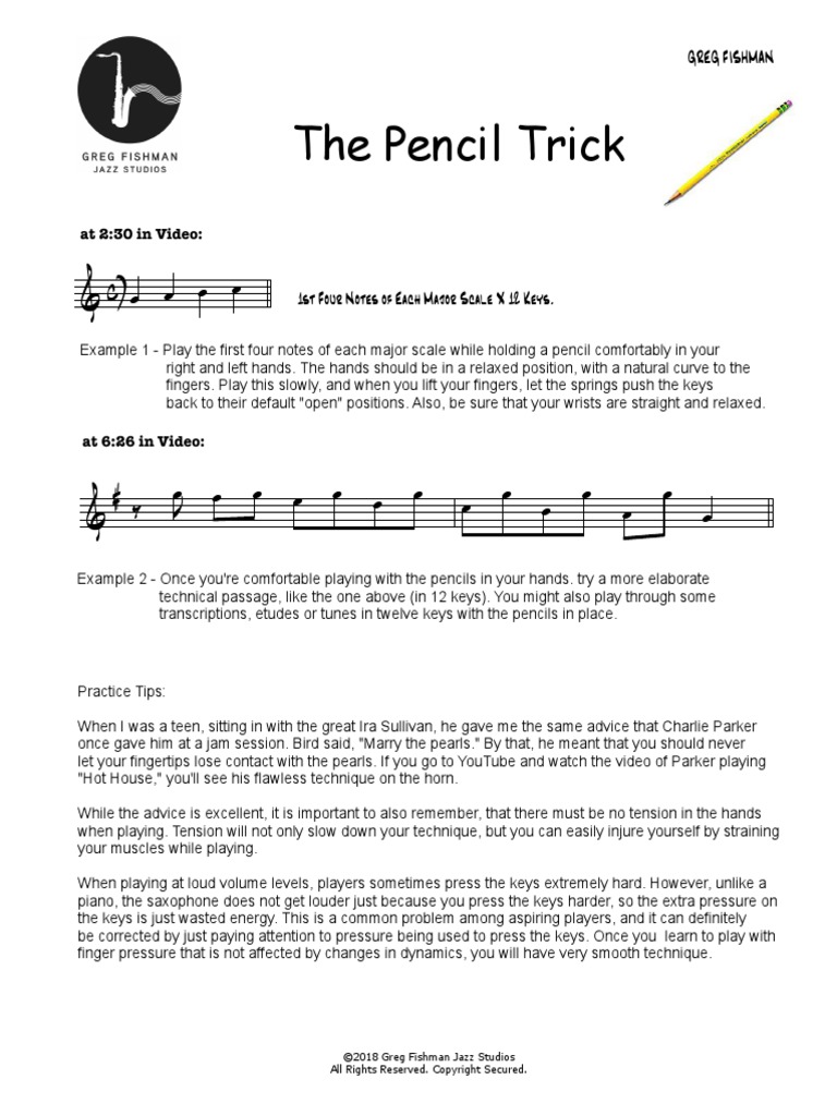 The Pencil Trick | PDF | Finger