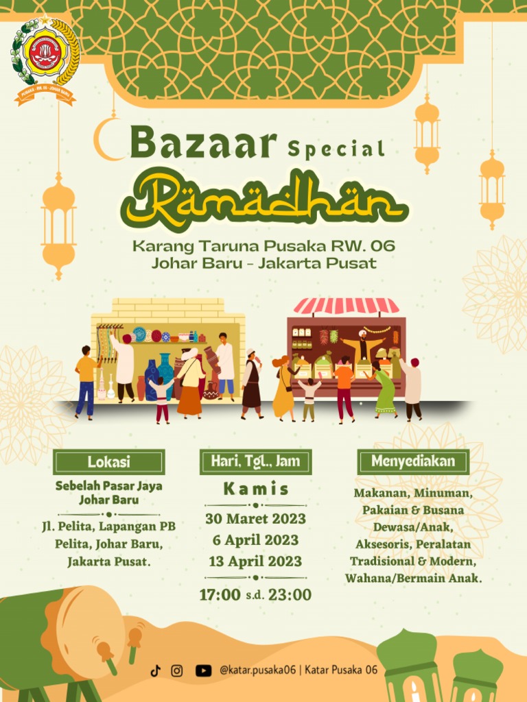 Poster Bazaar Ramadhan | PDF