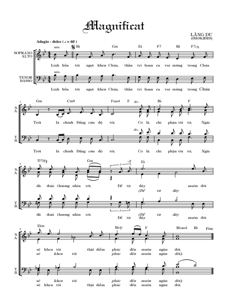 Magnificat LD | PDF