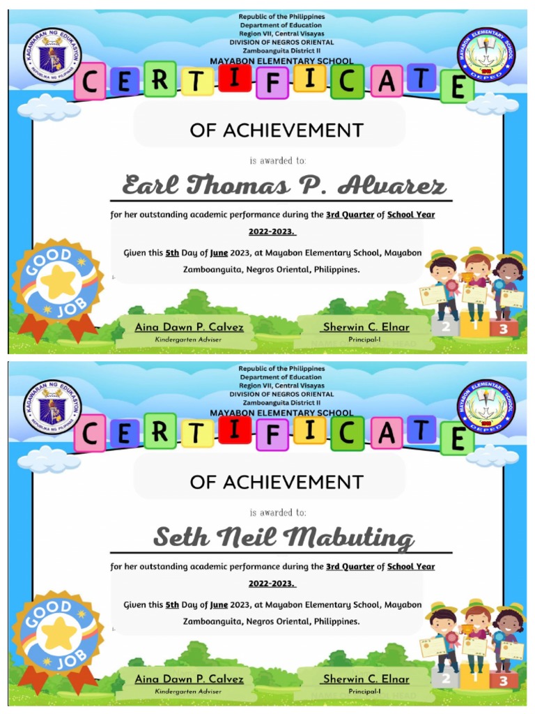 Certificate Award | PDF