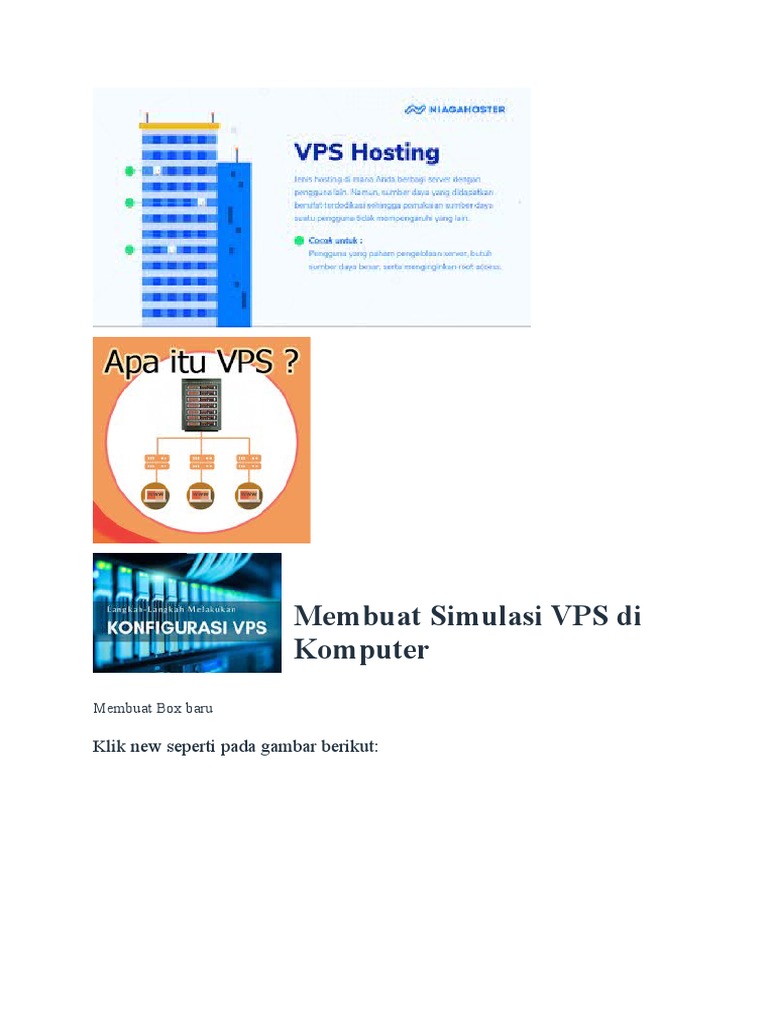 Membuat Simulasi VPS Di Komputer | PDF