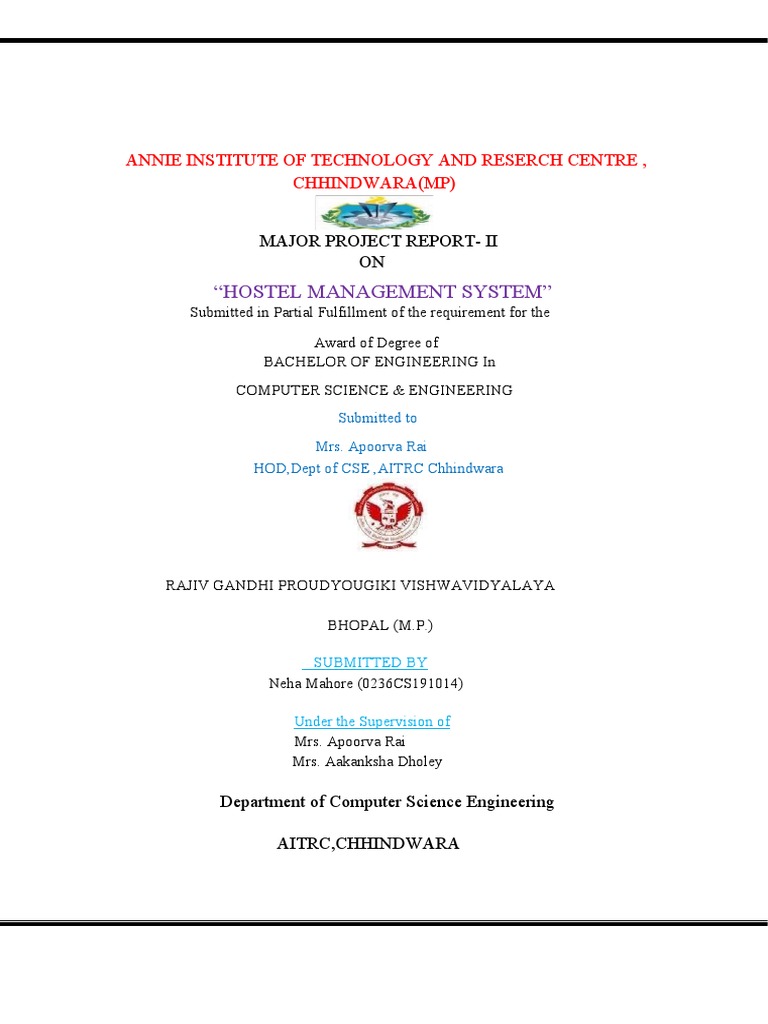 Major Project Report II | PDF | Microsoft Access | Information Technology Management