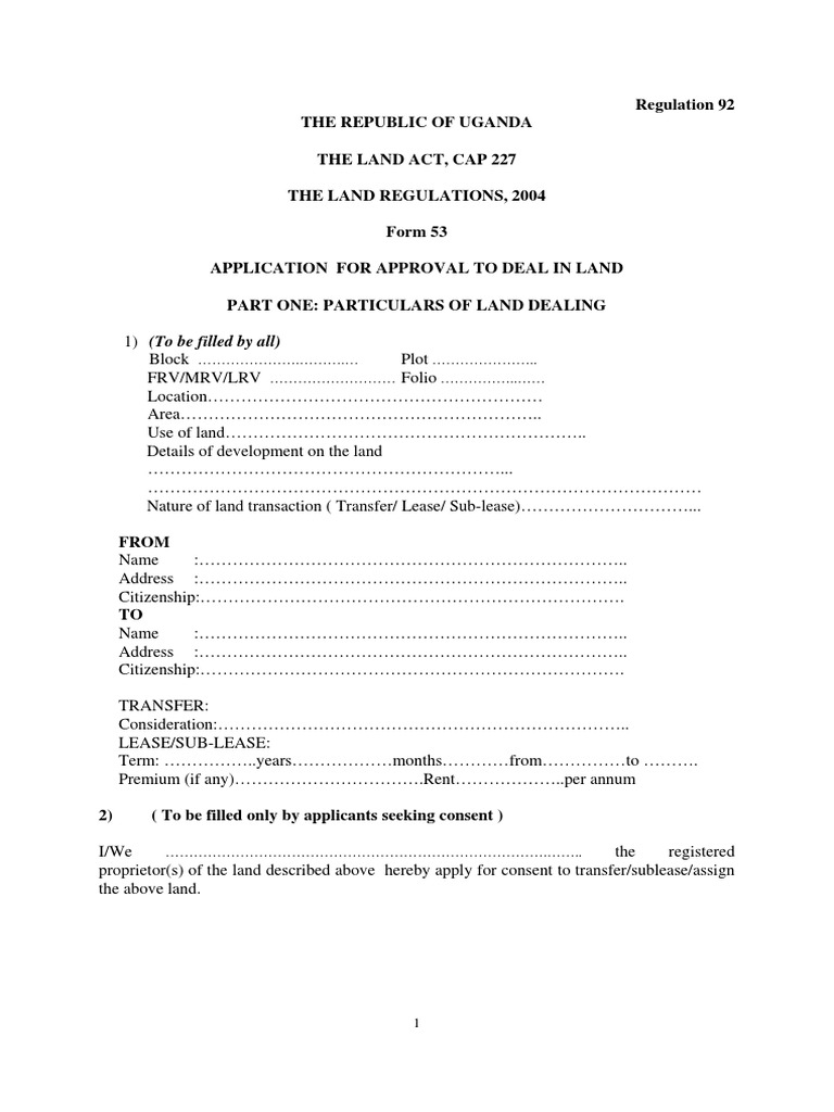 Land Form53 Application For Approval To Deal in La - 230414 - 095522 ...