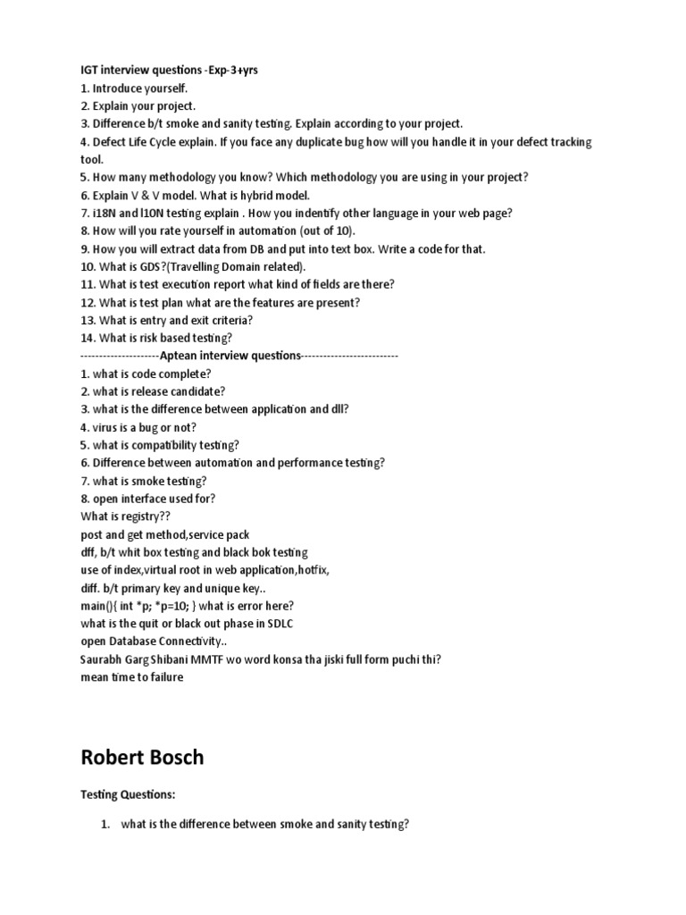 Realtime Interview Questions | PDF | Selenium (Software) | Information Technology Management