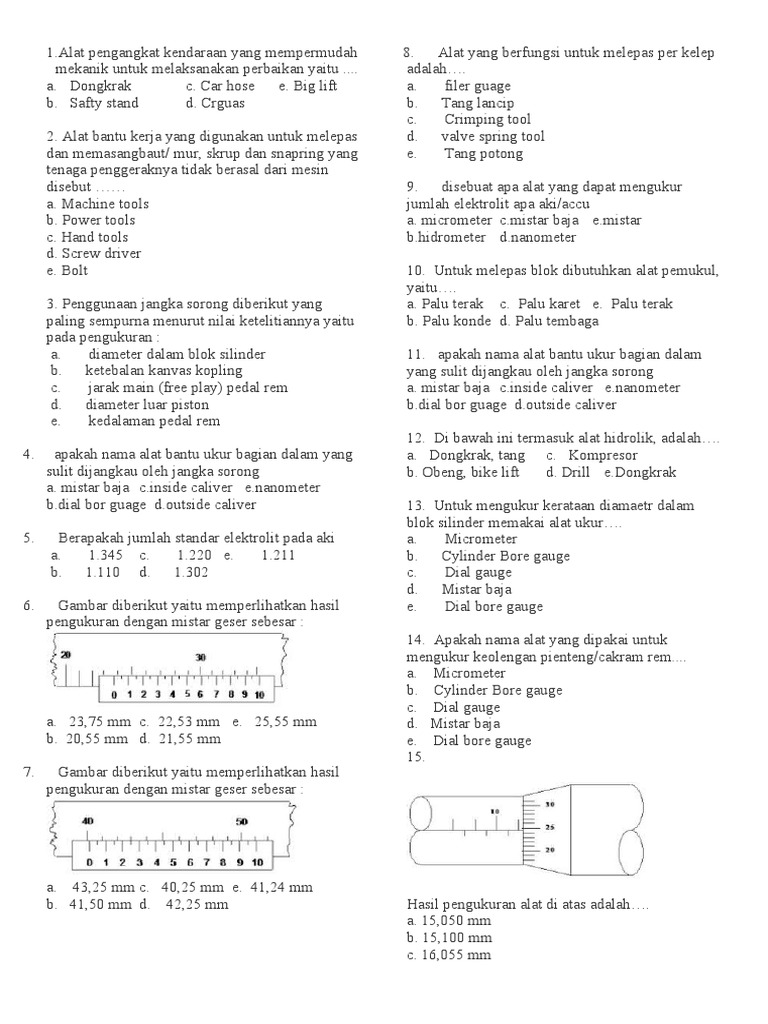 Soal PDTO | PDF | Teknologi & Rekayasa