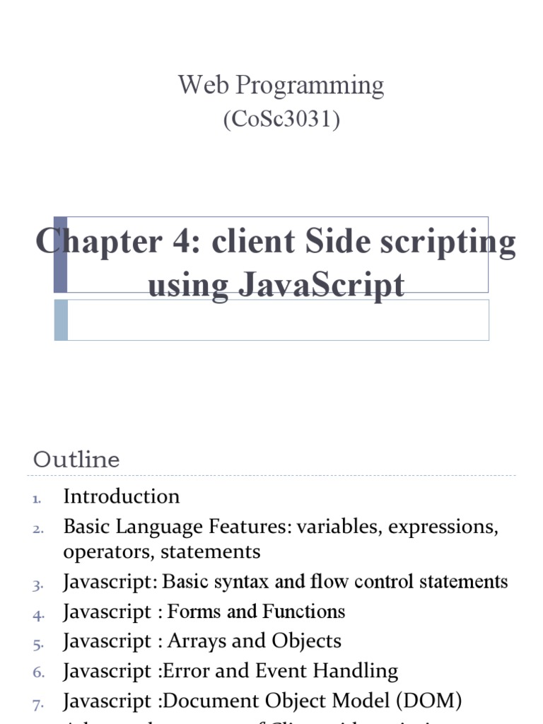 WebP Chapter 4 JavaScript | PDF | Dynamic Web Page | World Wide Web WebP Chapter 4 JavaScript | PDF | Dynamic Web Page | World Wide Web