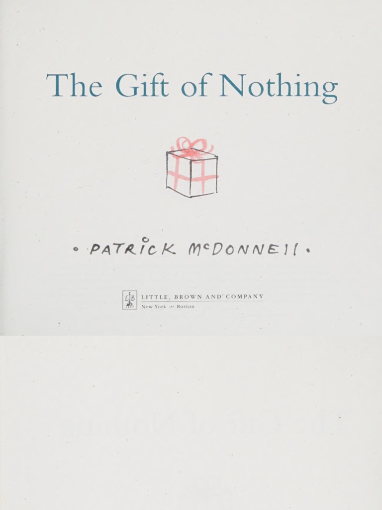 The Gift of Nothing | PDF | Comics | Cartooning