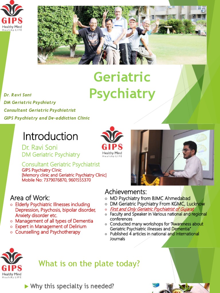 Geriatric Psychiatry | PDF | Major Depressive Disorder | Dementia