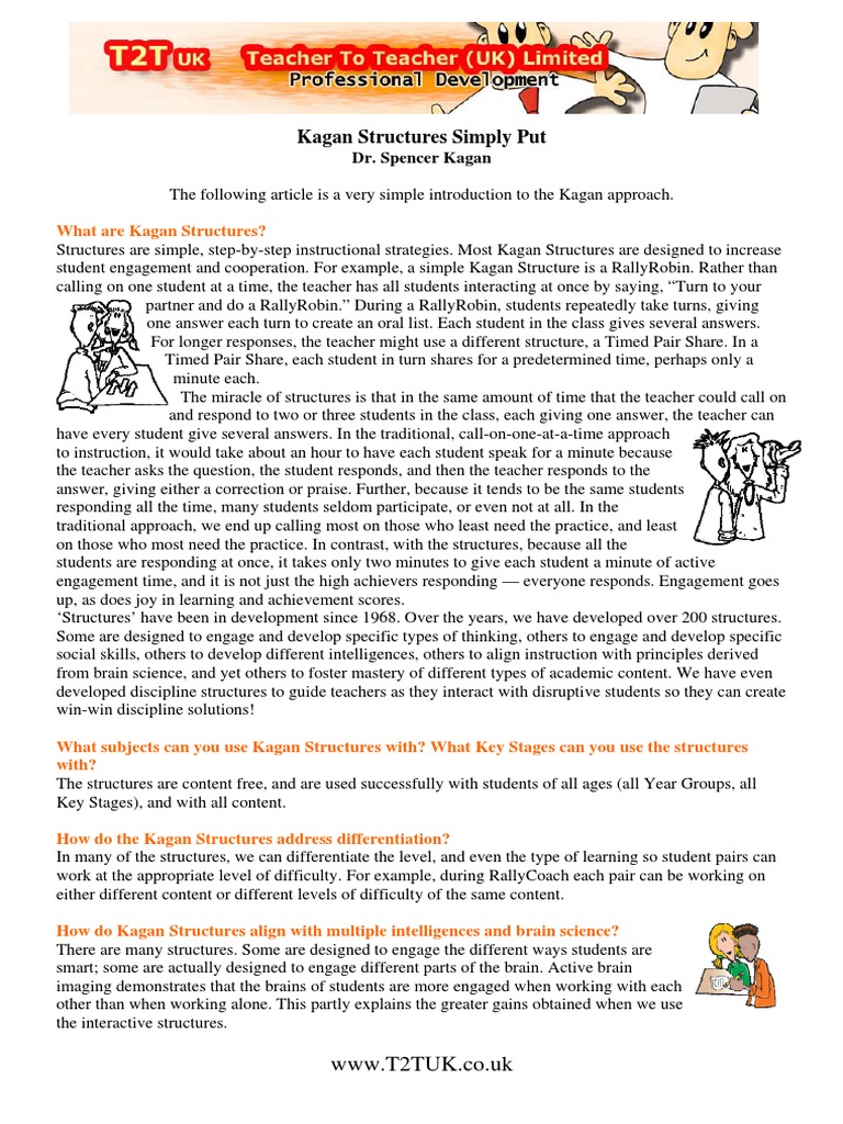 Introduction to Kagan Structures | PDF | Teachers | Learning