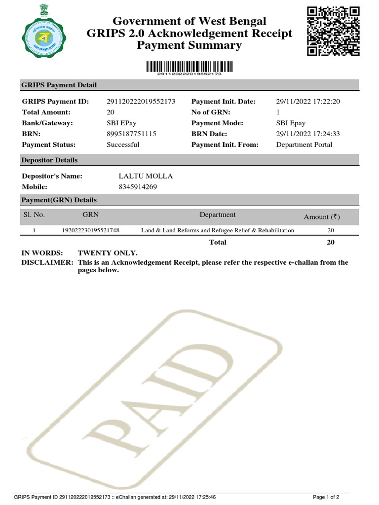 Challan | Download Free PDF | Payments | Banking