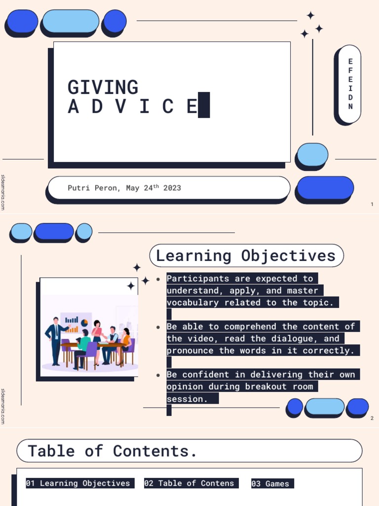 Wed's LP Giving Advice | PDF