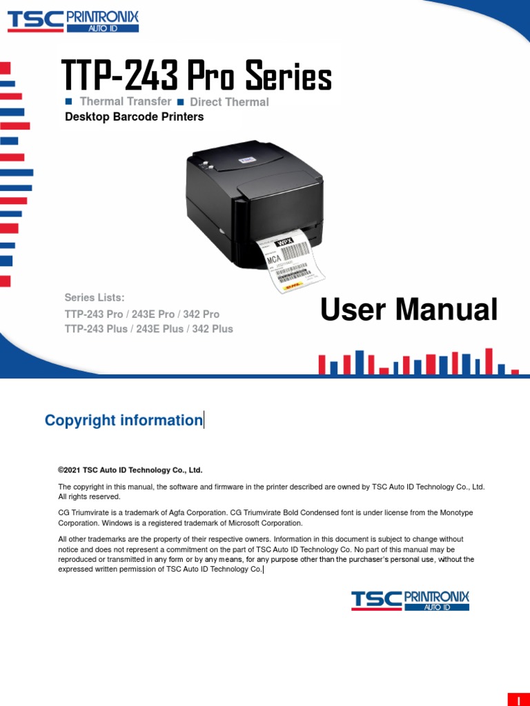 TTP 243 Pro Series User Manual New en | PDF | Printer (Computing ...