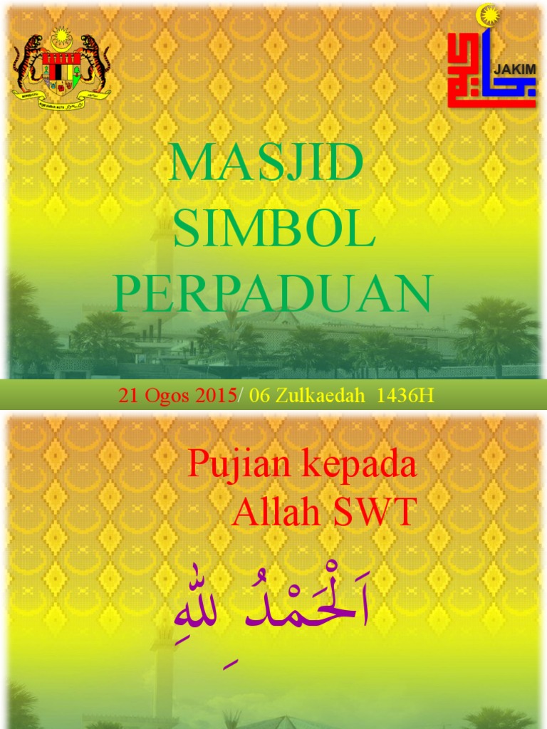 Masjid Simbol Perpaduan | PDF