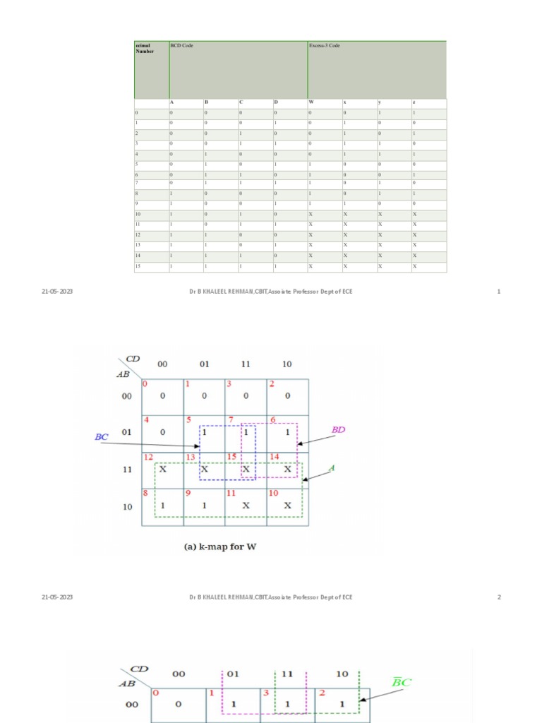 BCD To Excess-3 Code | Download Free PDF | Arithmetic | Encodings