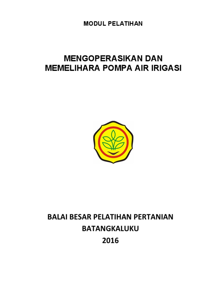 Modul Alsintan - Pompa Air | PDF